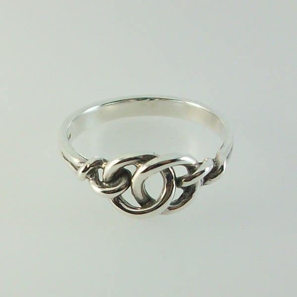 Isles Silver Celtic Knot Ring - Hebridean Jewellery