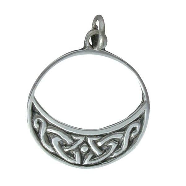 Lasgaich Silver Celtic Charm - Hebridean Jewellery