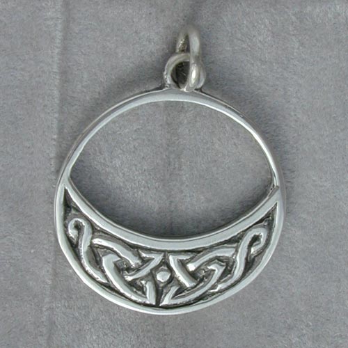 Lasgaich Silver Celtic Charm - Hebridean Jewellery